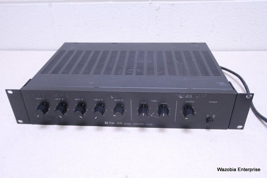 TOA 500 SERIES AMPLIFIER A-512A | eBay
