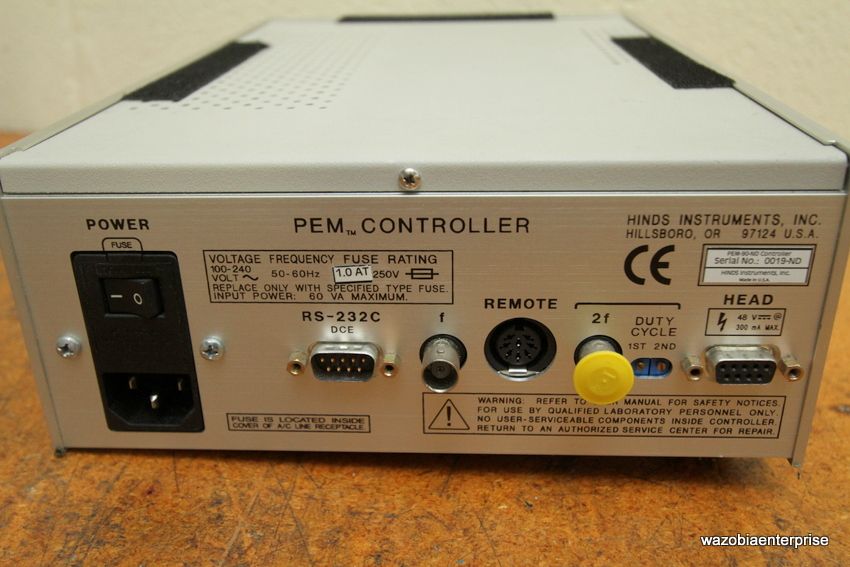 HINDS INSTRUMENTS PEM-90 PHOTOELASTIC MODULATOR PEM CONTROLLER | eBay