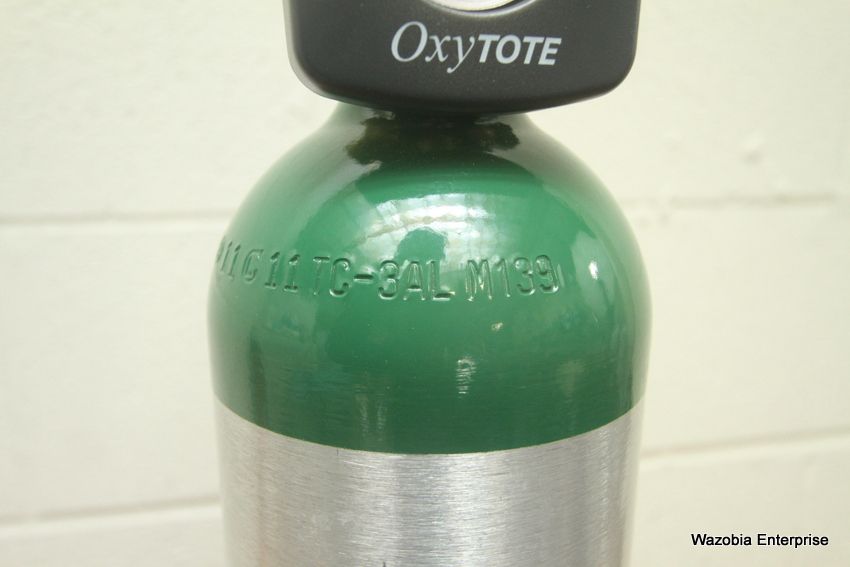 WESTERN MEDICA OXYTOTE OXY TOTE OXYGEN REGULATOR TANK WITH SURECLICK