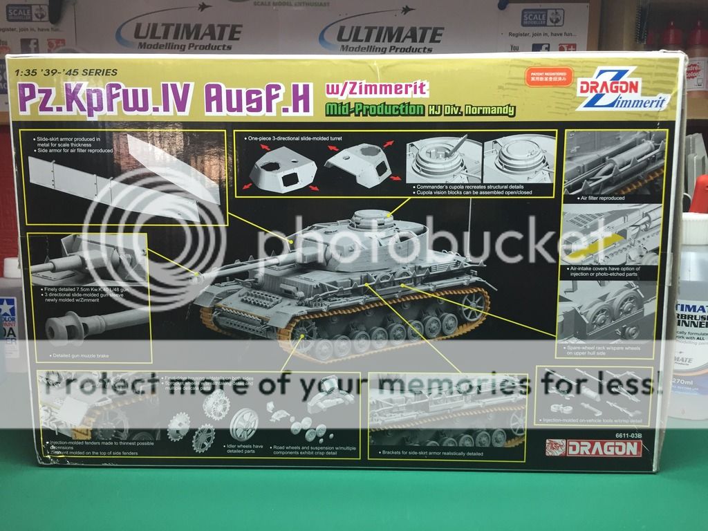 Ivan's Dragon 6611 Pz.Kpfw.IV Ausf.H W/Zimmerit 1/35 - International ...